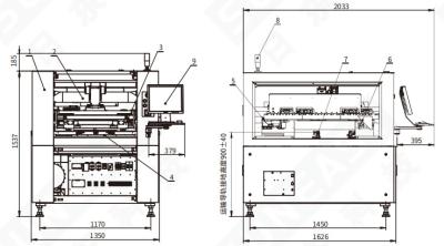 中国 0.2MM-6MM厚 全自動はんだペースト印刷機 YSL-510H 販売のため