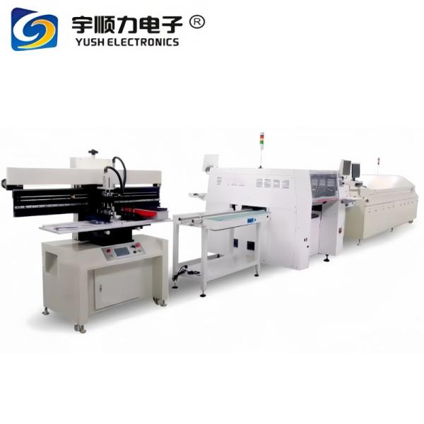High Speed Energy Saving SMT Production Line Semi Auto electronic assembly line