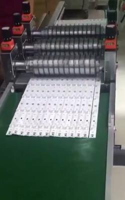 China Multiple Groups Blades PCB Cutting Machine / PCB Depaneling Machine / Adjustable the edge of blades pitch for sale