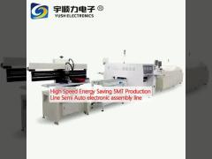 High Speed Semi Auto SMT PCB Assembly Production Line kan voldoen aan batch van PCB assemblage.