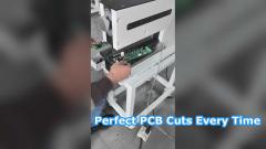 Pneumatic PCB depaneling machine