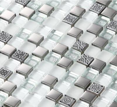 China New Best Selling  Atpalas Sourttain Glass Mix Resin Mosaic Tile AGL7020 for sale