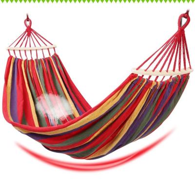 China Outdoor Hammock Thicken Canvas Camping Park College Dormitory Indoor Swing Chair for sale