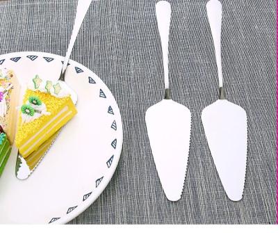 China Stainless Steel Cake Shovel Baking Tool Cake Cutter Kitchen Bakery Gadgets Pizza Spade Blade for sale