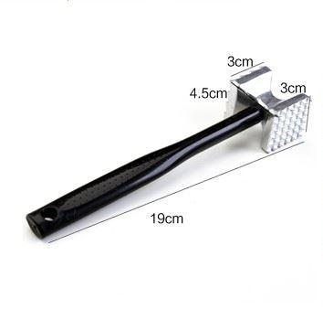 China Kitchen supplies zinc alloy stainless steel double-sided knocking hammer for sale