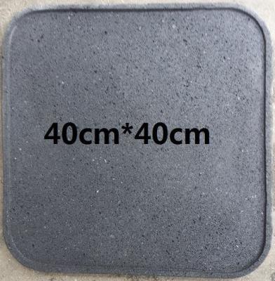China Outdoor Barbecue Volcanic Stone Baking Tray, 3cm Thick Volcanic Stone Grilling for sale