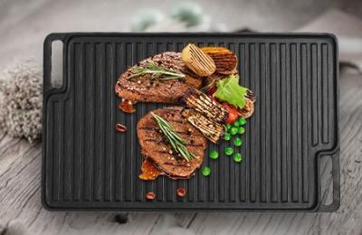 China Outdoor Barbecue Volcanic Stone Baking Tray, 3cm Thick Volcanic Stone Grilling for sale