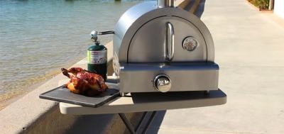 China Stainless steel portable pizza oven bake outdoor Camping park picnic for sale