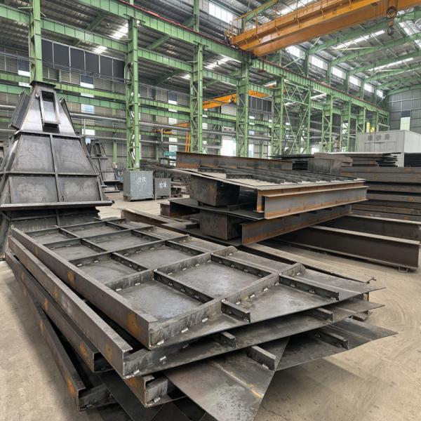Quality Crusher Hopper Hood Cyclone Steel Structural Fabrication For Crushing Station CE for sale