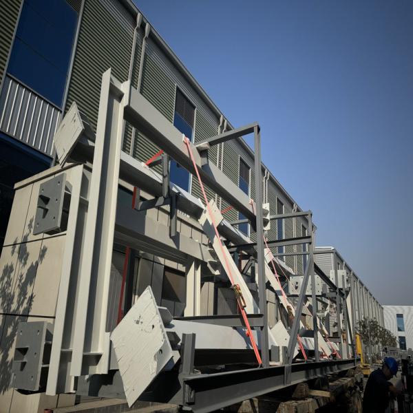 Quality Pipe Rack Steel Structure Fabircation Custom H Beams Painting / Galvanized for sale