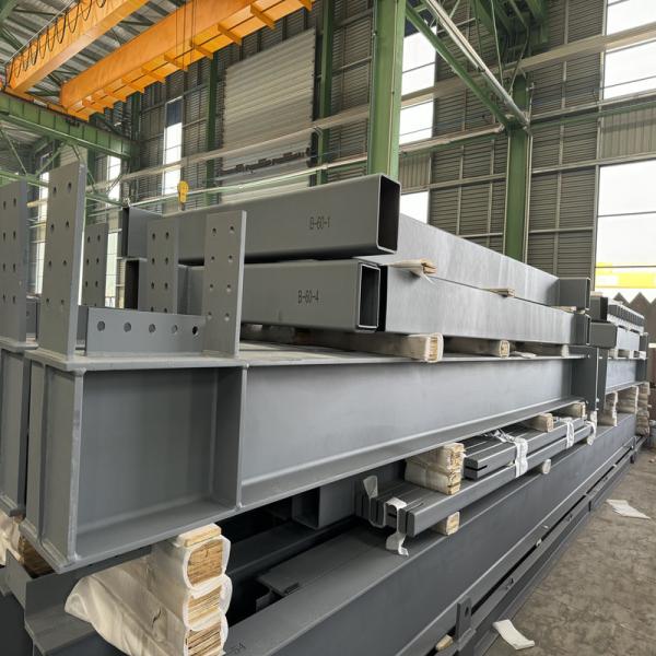 Quality Pipe Rack Steel Structure Fabircation Custom H Beams Painting / Galvanized for sale