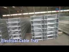 Perforated Electrical Cable Tray Aluminum / Stainless Steel Hot Dip Galvanized