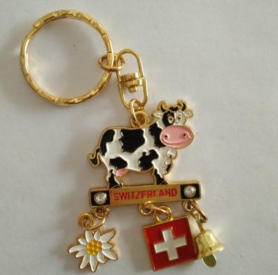 China Factory custom metal Keychain ; fashion key accessories ;zinc alloy key rings;cat jewelry for sale