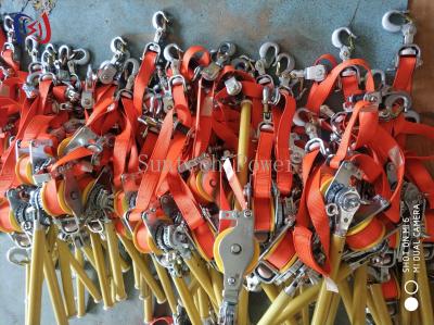 China FRP Handle Chain Lifting Hoist Insulated Tightener  Non Conductive for sale