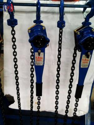 China Handle Chain Block Hoist 90KN Manual Chain Hoist Transmission Line Stringing Tools for sale
