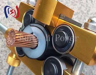 China Cable Stripper Layer Wire Transmission Line Stringing Tools Underground Cable Pulling Tools for sale