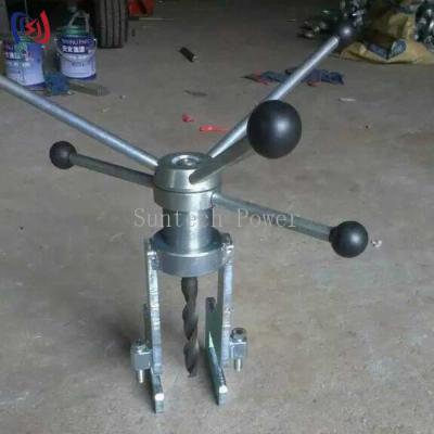 China Angel Iron Manual Drill Tool 70mm 150mm Manual Hole Punching Machine for sale