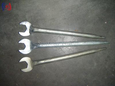 China M8-M42 Open End Torque Wrench 280-520mm With Sharp Tail For Mechanical Work for sale