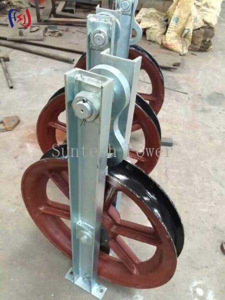 Quality High Speed Turning Block Single Steel Sheave Conductor Fiber Optic Stringing for sale