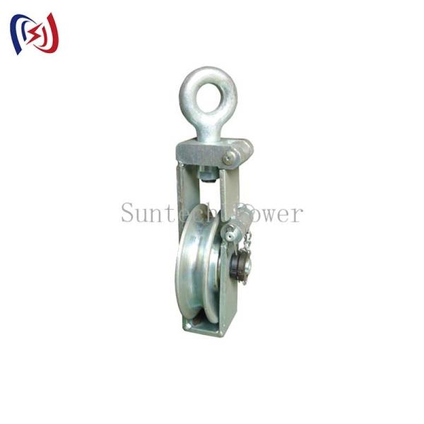 Quality 160mm Ending Conductor Stringing Blocks 30KN-80KN Ratel Load for sale