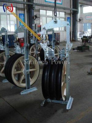 Cina Elicottero Conductor Stringing Blocks 508 X 75MM Heavy Duty Wire Rope Pulley in vendita