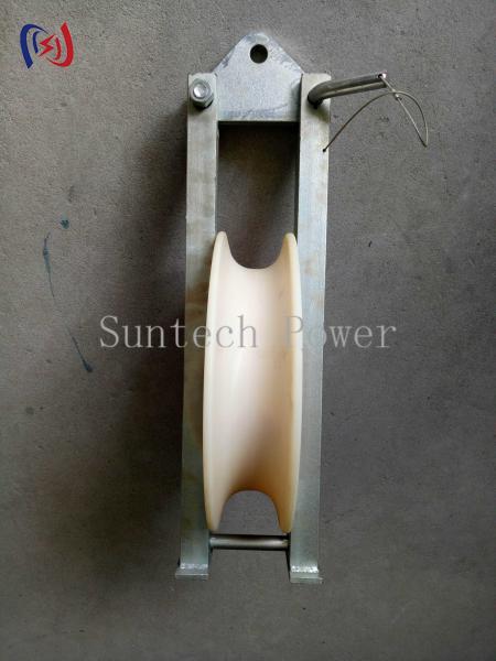 Quality Nylon Or Aluminum Sheave Universal Stringing Block 5KN-20KN Rated Load for sale