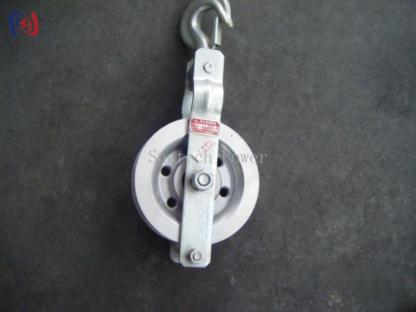 Quality Nylon Or Aluminum Sheave Universal Stringing Block 5KN-20KN Rated Load for sale