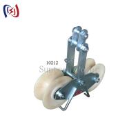 Quality 25KN Conductor Stringing Blocks Nylon Sheave Universal Stringing Block for sale