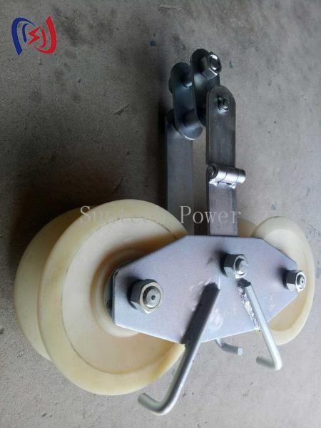 Quality 25KN Conductor Stringing Blocks Nylon Sheave Universal Stringing Block for sale