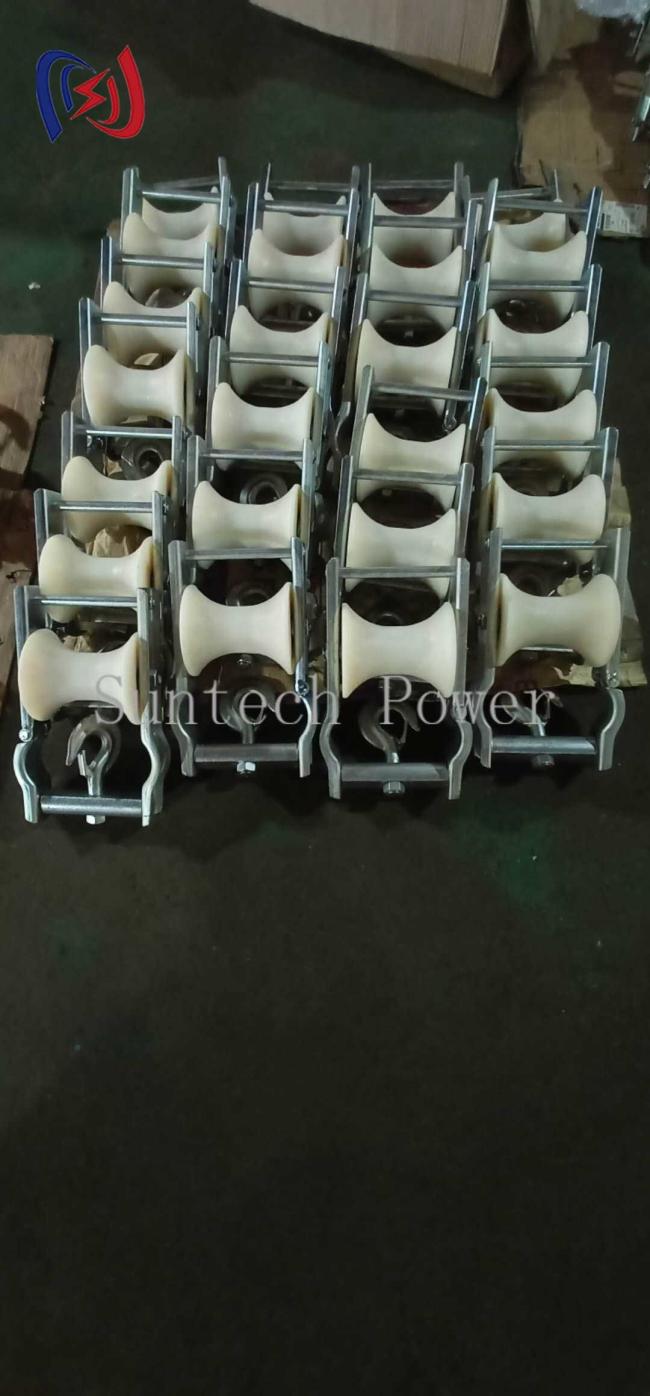 19 Conductor Stringing Block for Transmission Line Construction