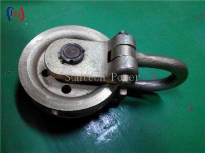 China Lifting Point Balance Block 50KN / 80KN Round Cable Chain Hoisting Hooks for sale