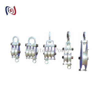 China Aluminum Sheave Hoisting Tackle 100kN Lifting Block And Tackle for sale