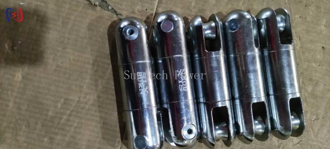 Swivel Joint Pilot Wire Conductor Stringing Tools in operation