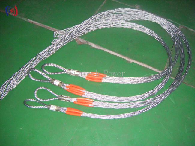 ACSR70 Conductor Cable Pulling Grips Mesh Sock Joints