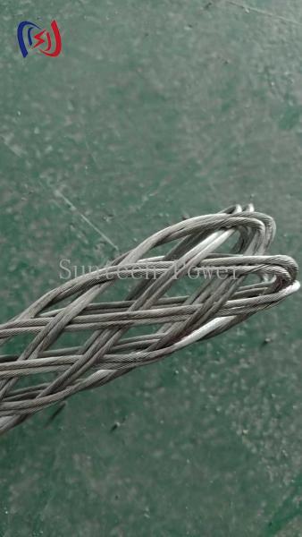 Quality 12 - 150mm Pilot Wire Cable Mesh Sock Joints Overhead Transmission Line Tools for sale