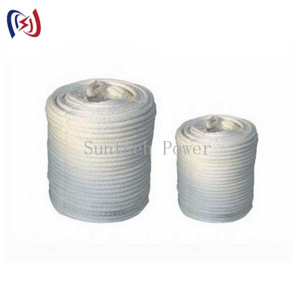 Quality 6mm-24mm Insulated Braided Nylon Wire 0.9KN-14KN White Nylon Rope for sale