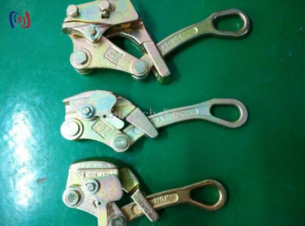 Quality 10-30KN Automatic Come Along Clamp Universal Rope Pulling Clamp for sale