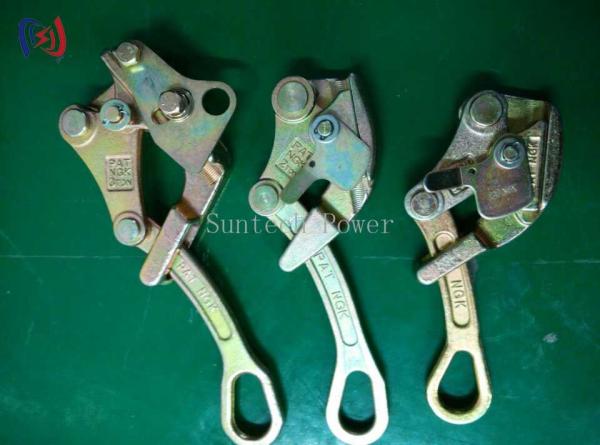 Quality 10-30KN Automatic Come Along Clamp Universal Rope Pulling Clamp for sale