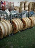 China 508 Series Stringing Block Rubber Lined Aluminium Sheave for sale