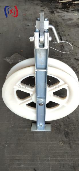 Quality 508 Series Stringing Block Rubber Lined Aluminium Sheave for sale