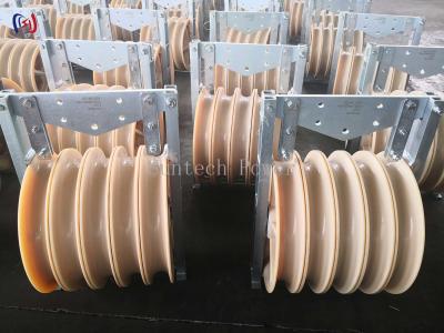 Cina Pulegge per infilaggio cavi anti-torsione 26KG - 150KG Nylon con corda grande in vendita