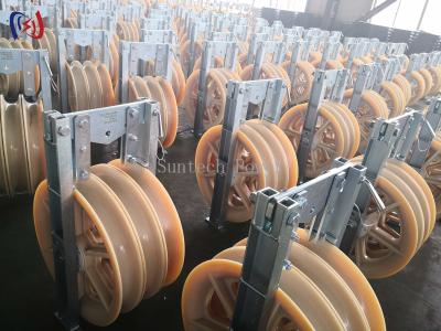 Cina Pulegge per infilaggio cavi anti-torsione 26KG - 150KG Nylon con corda grande in vendita