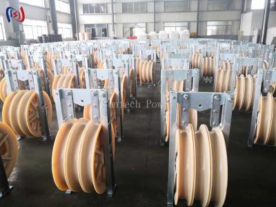 Cina Pulegge per infilaggio cavi anti-torsione 26KG - 150KG Nylon con corda grande in vendita