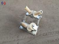 China One Way / Two Way Cable Turning Roller 10KN Wire Pulling Rollers for sale