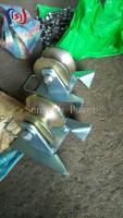 China 10KN Pithead Cable Sheave Roller Wire Pulling Sheaves With Hook for sale