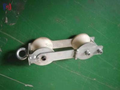 China 2KN Load Double Sheave Pulley Block OPGW Two Sheave Pulley Block for sale