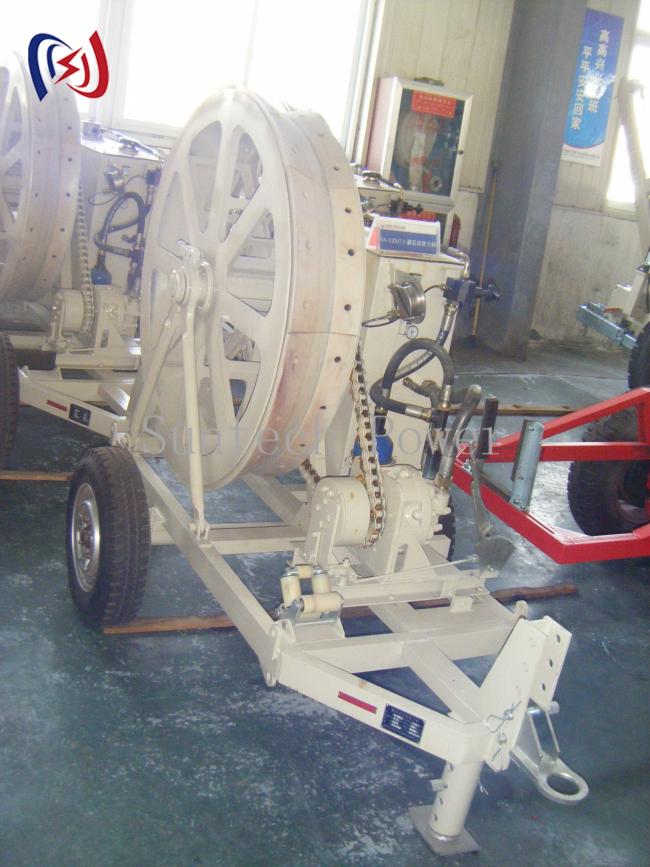 Hydraulic Traction Equipment in operation