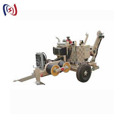 China Hydraulic Traction Overhead Line Stringing Equipment Force Speed Stepless Adjustable for sale