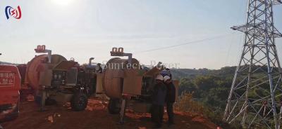 China Hydraulic Cable Puller 7.5KN-40KN Conductor Stringing Machine for sale