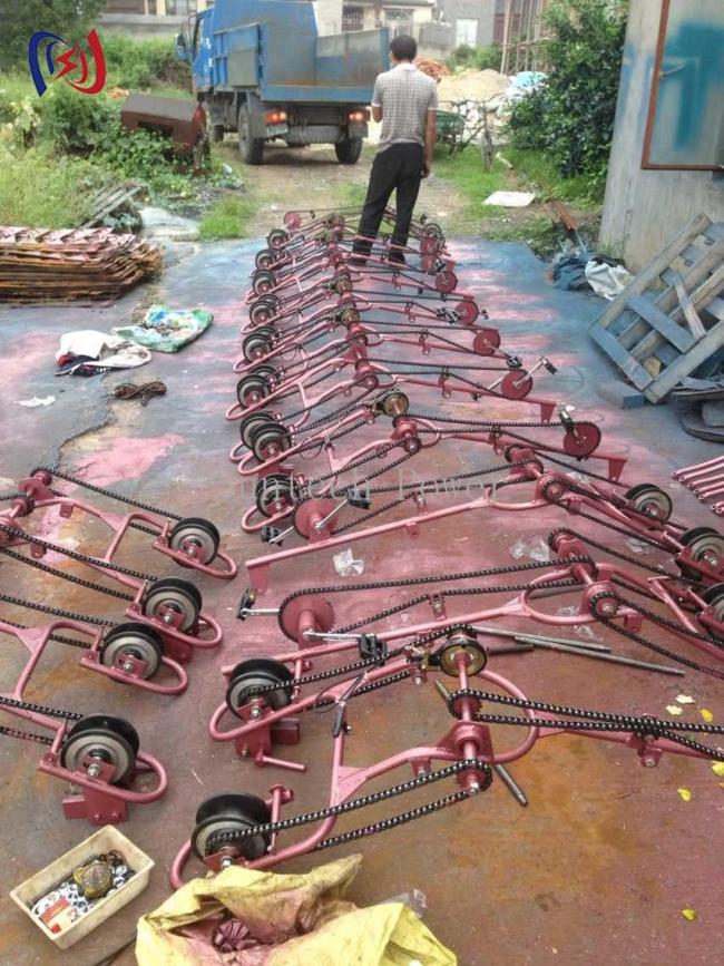 Inspection Trolleys and Overhead Lines Bicycles for Two Bundle Conductors